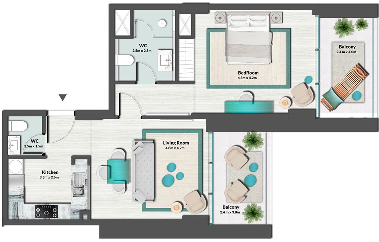 MASA Residence by Durar Group on Al Marjan Island, Ras Al Khaimah ...