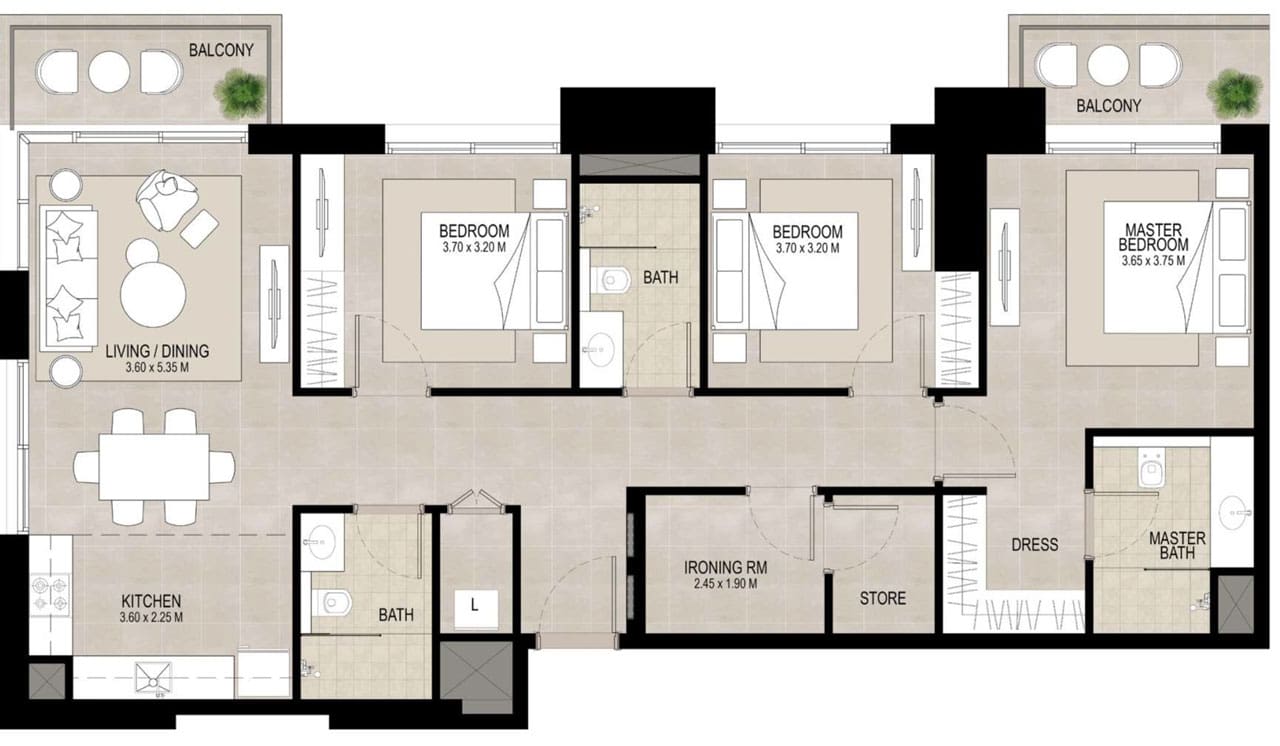 HAYA on the park by NSHAMA in Town Square Dubai, Dubai | Buy apartments ...