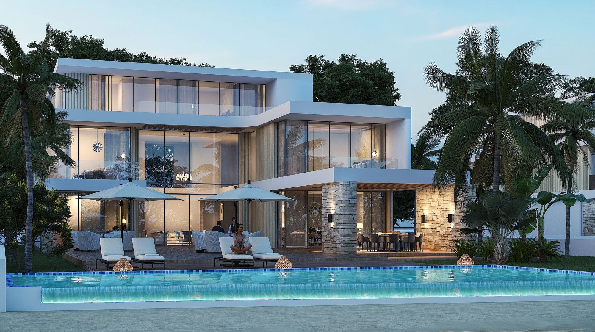 Coral Beach Villas by Sobha Realty on Sobha Siniya Island, Umm Al ...