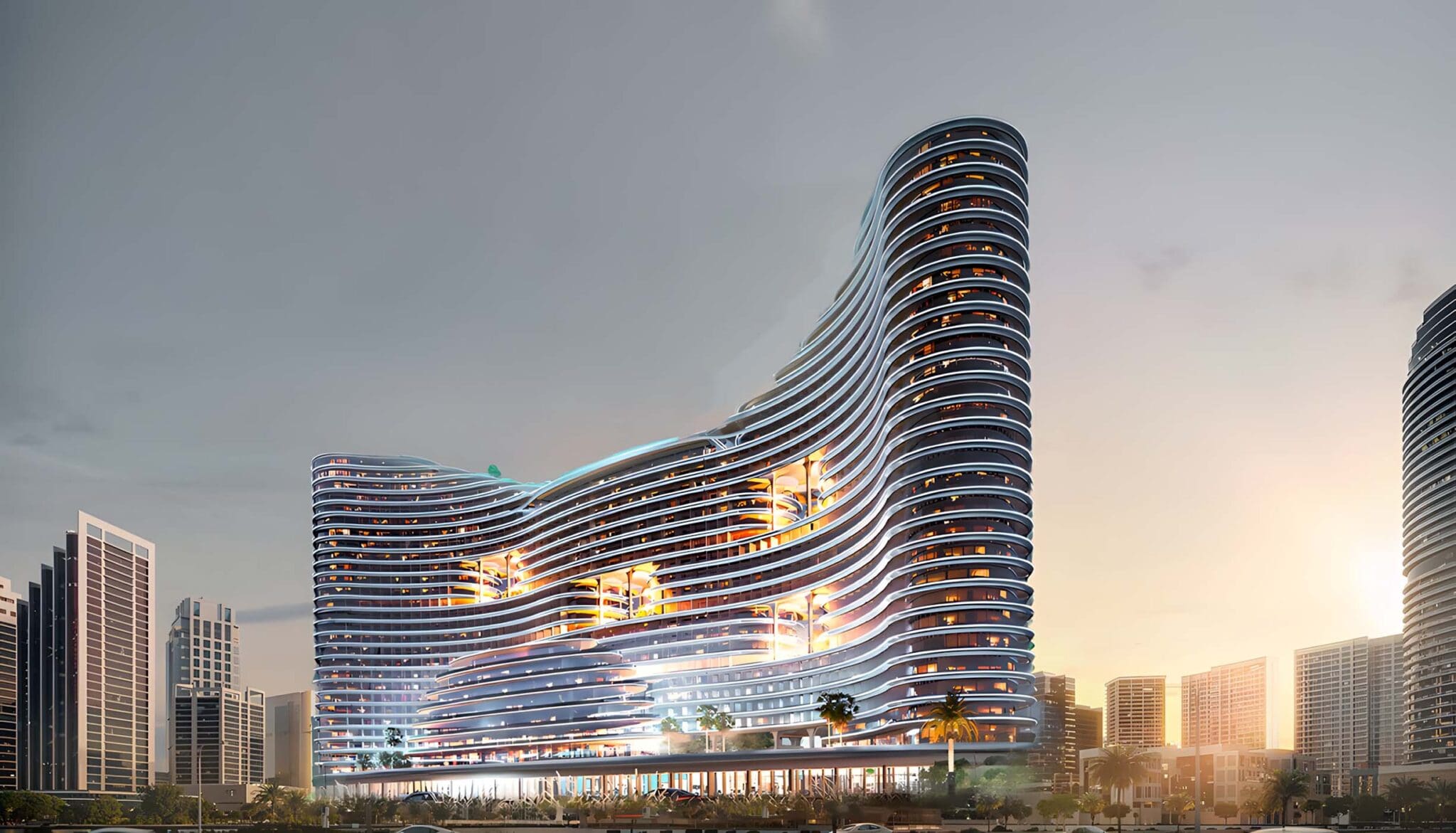 The Binary Tower by Omniyat Properties in Business Bay, Dubai | Offices ...