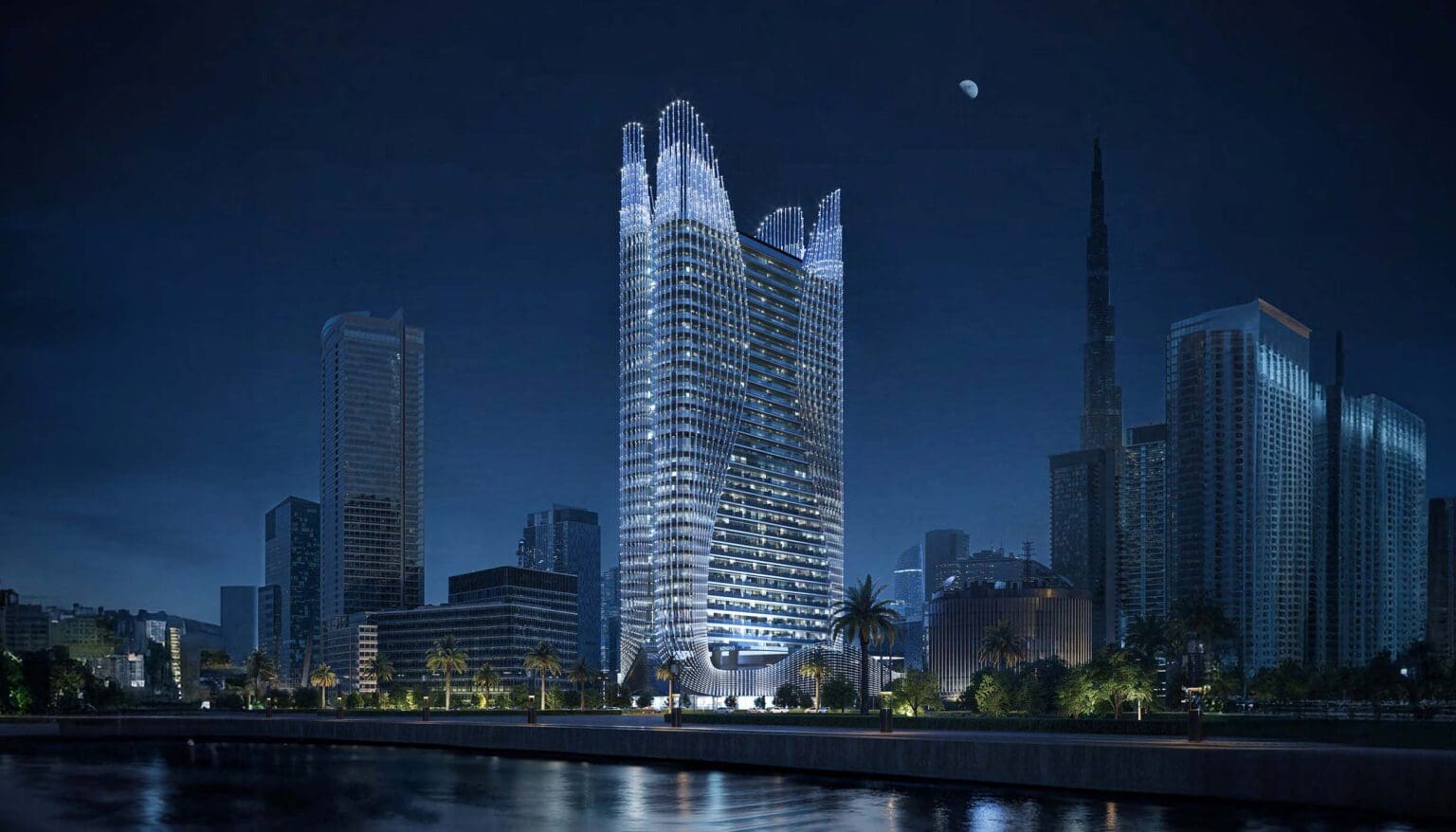 Chic Tower by DAMAC Properties in partnership with de GRISOGONO in Business Bay, Dubai ...